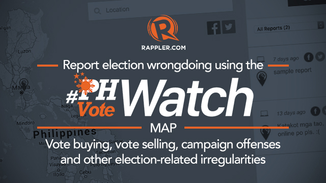 Phvotewatch Violence Vote Buying Incidents On May 7