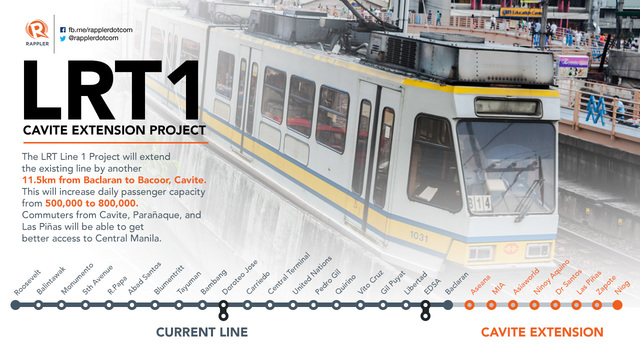 LRT1 operator's promise: 25-minute ride from Cavite to Makati by 2021