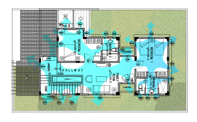 Low Country House Plan Cross Ventilation