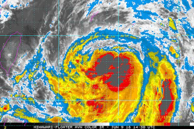 Domeng on its way out, but still enhancing monsoon