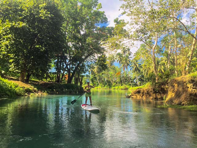 Peaceful adventure: Stand-up paddleboarding in Bohol