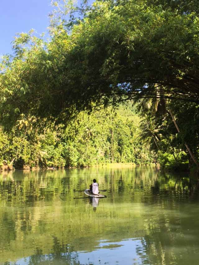 Peaceful adventure: Stand-up paddleboarding in Bohol