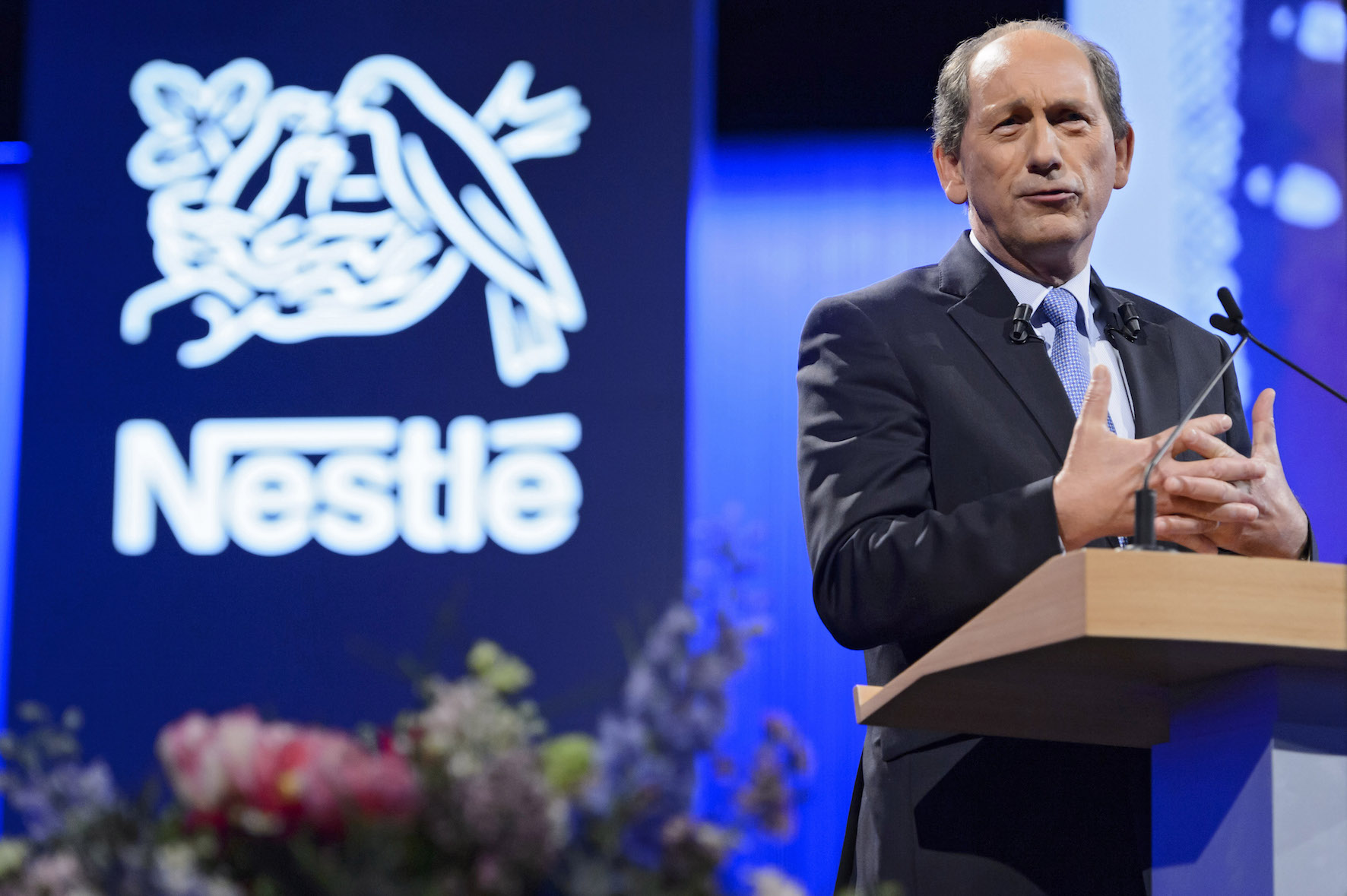 Nestle posts sluggish first half profits