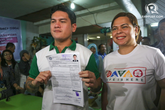 Sebastian Duterte Running For Davao City Vice Mayor