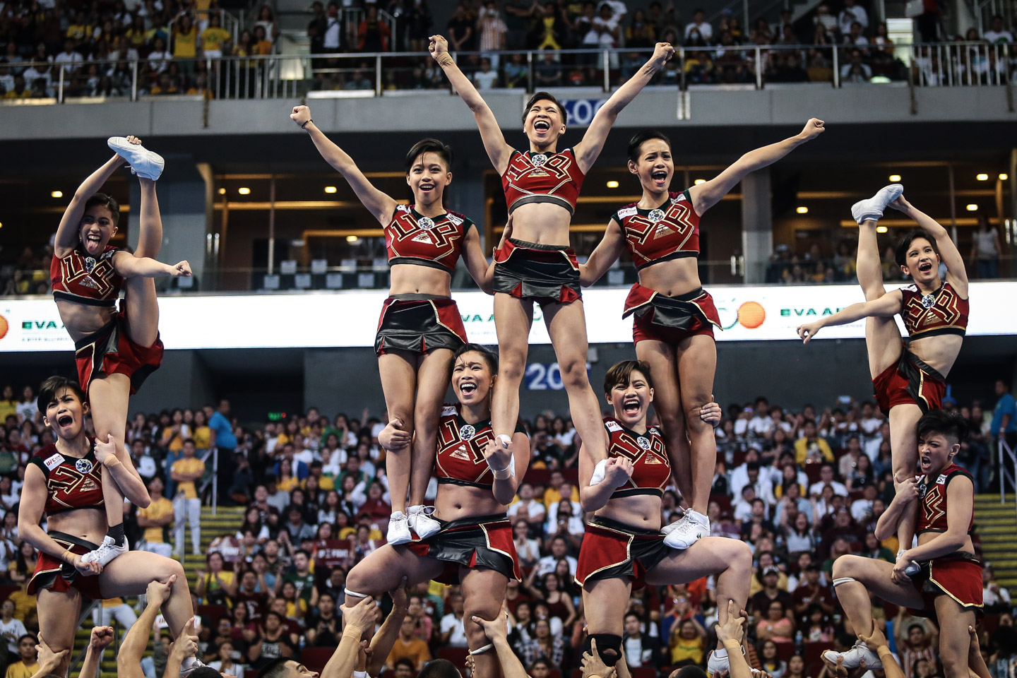 IN PHOTOS: Festive colors, dynamic moves highlight 2019 UAAP cheerdance