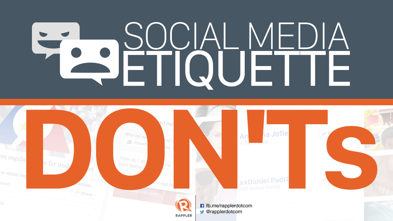 Social media do's and don'ts: What you need to know
