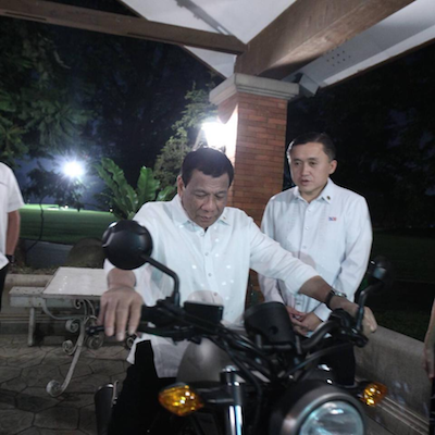 Duterte allies hit 2019 campaign trail on big bikes