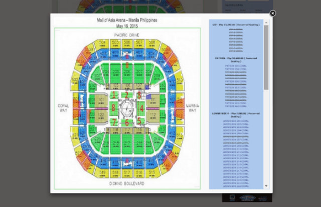 VIP tickets to UFC Fight Night Manila sold out