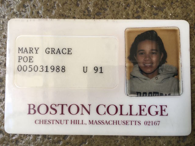 LOOK: 'Fake' SSN? Poe shows Boston College ID to disprove it