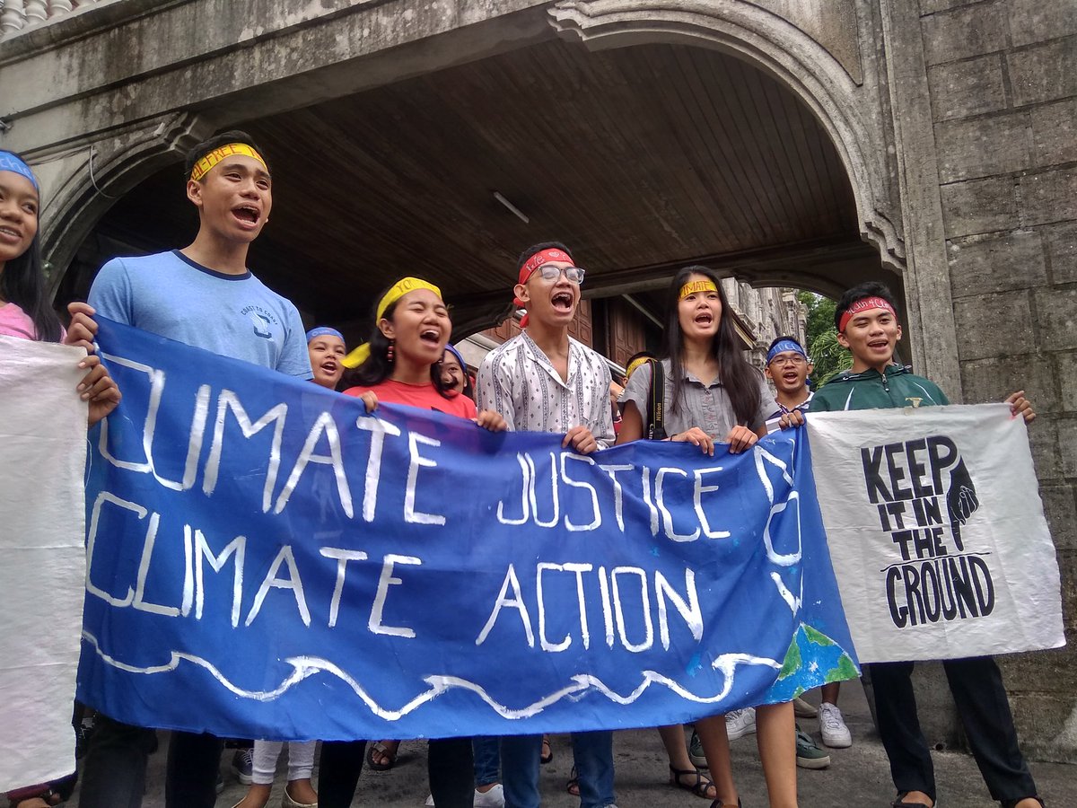 IN PHOTOS: Filipino youth rally for climate justice