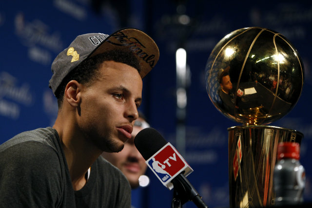 WATCH: Steph Curry hits halfcourt shot on PhunkeeDuck scooter