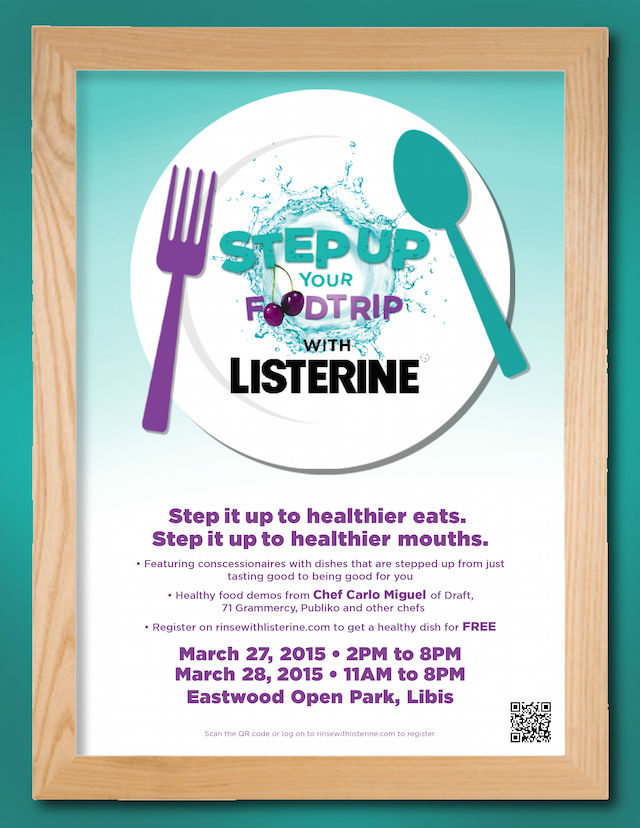 Step up your food trip with Listerine