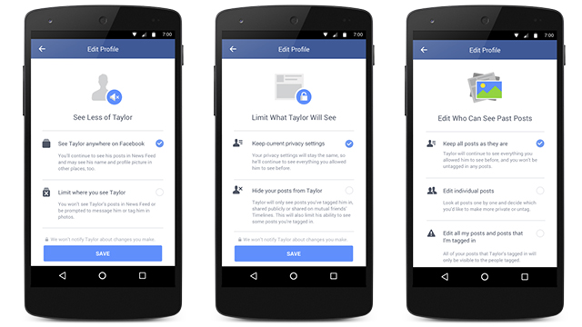 Facebook tests post-relationship breakup tools on mobile