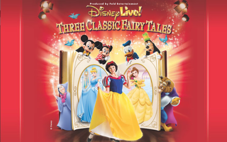 Journey with the characters on 'Disney Live! 3 Classic Fairy Tales'