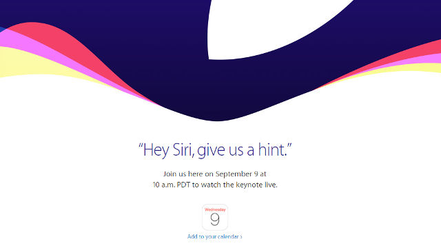 Apple event set for September 9 in San Francisco