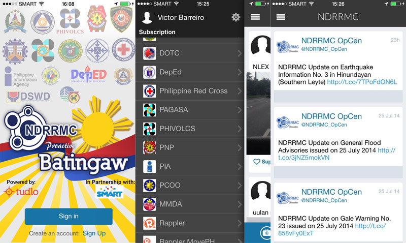 Batingaw, a Philippine disaster response app