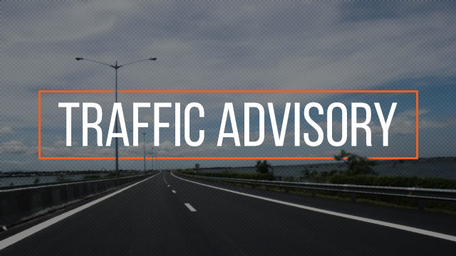 Traffic advisory for Holy Week 2019