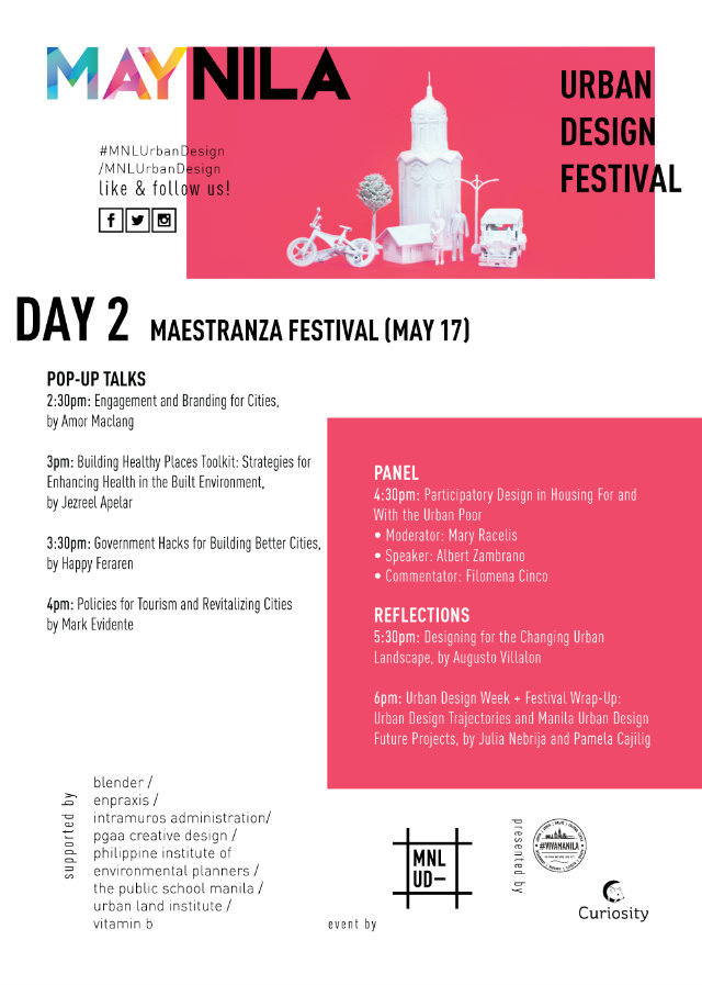 Maynila Urban Design Week + Festival ends this weekend