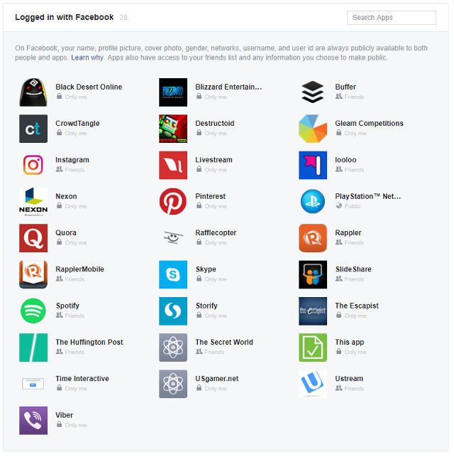 How to check your third-party app permissions on Facebook