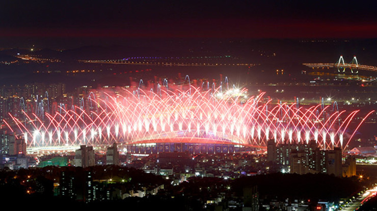 South Korea leader officially opens Asian Games
