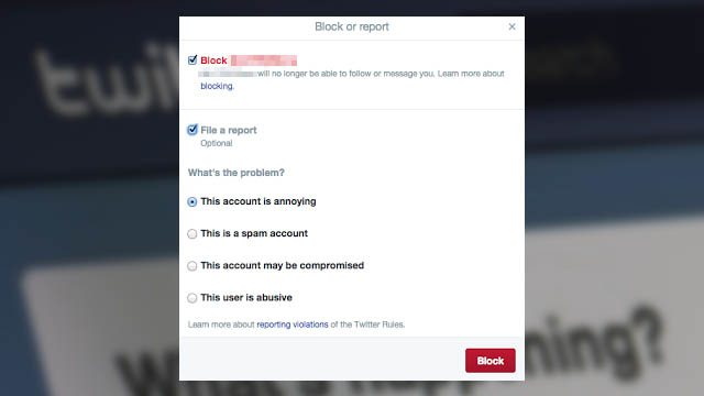 Twitter improves blocking and reporting system