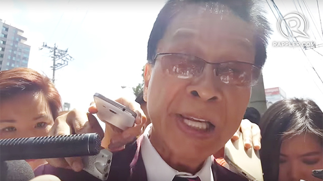 Duterte's spokesman Salvador Panelo and his high-profile cases