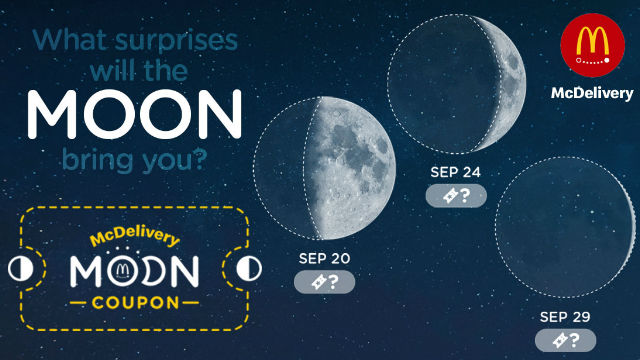 McDonald's celebrates Global Delivery Day with special 'moon' coupons