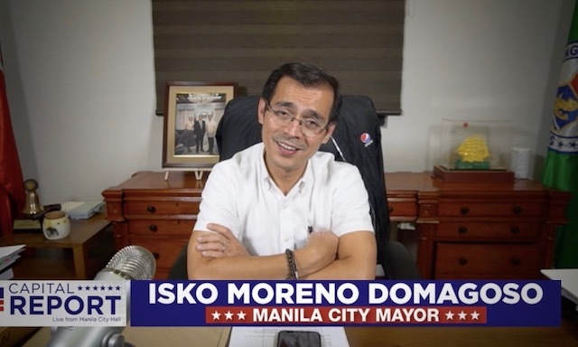 How does Isko Moreno sleep?