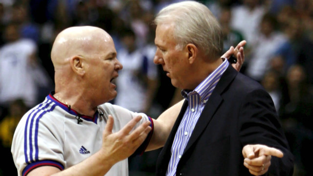 馬刺主教練Gregg Popovich:「Joey Crawford退休後必定會被想念。」 | 籃球風暴 | 籃球地帶 - FanPiece