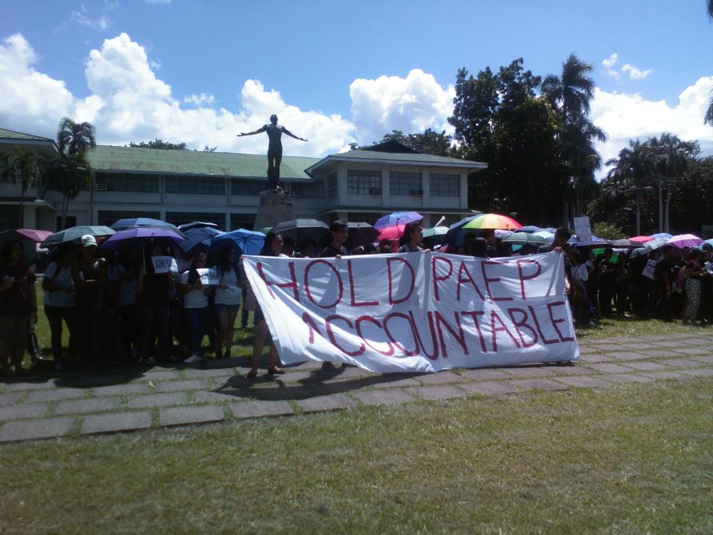 UPLB students hold #JunkSAIS protest on first day of classes