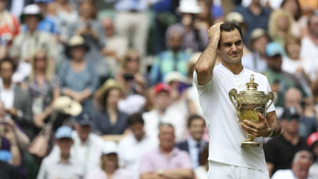 'It's magical': Federer sheds tears of joy after Wimbledon triumph