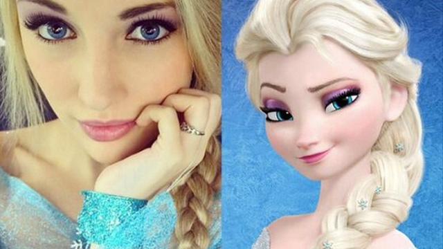 Real-life 'Frozen' Elsa look-alike is Internet sensation