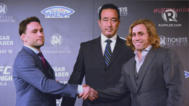 Fighters arrive for UFC Fight Night Manila