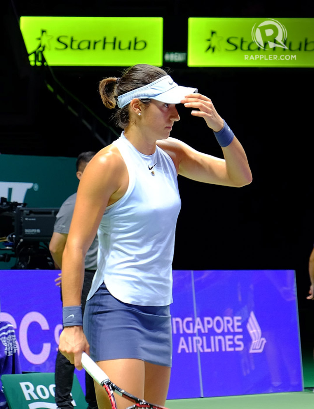 IN PHOTOS: WTA Finals: Simona Halep vs Caroline Garcia