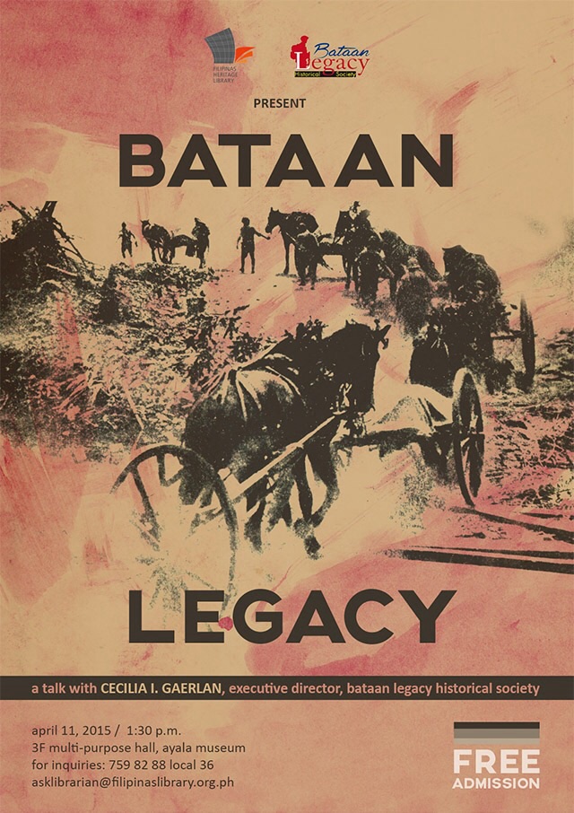 Free history talks on legacy of Bataan