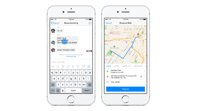 Need a ride? FB Messenger, Uber team up for US users