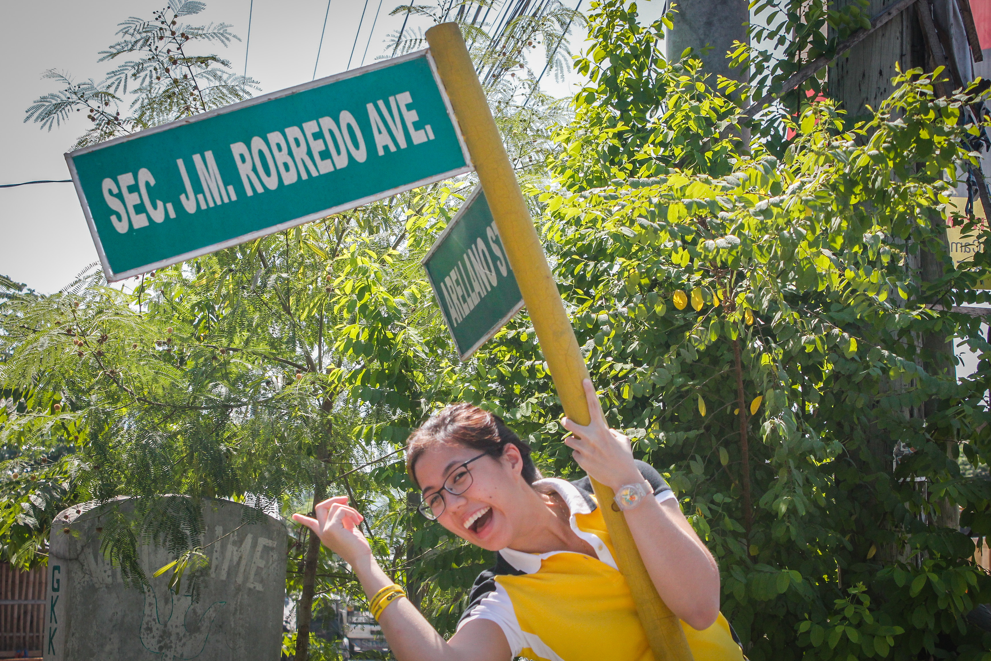 There's a street named after Jesse Robredo, and it's not in Naga