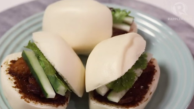 RAPPLER RECIPES: Crispy lechon on steamed buns
