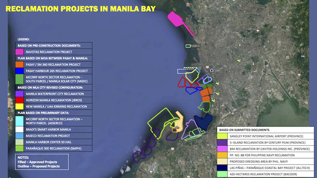LIST: At least 6 Manila Bay reclamation projects to start soon