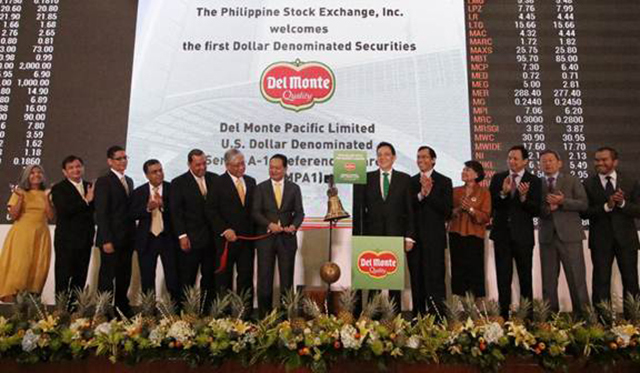 Del Monte Pacific lists the first dollar denominated shares in the ...