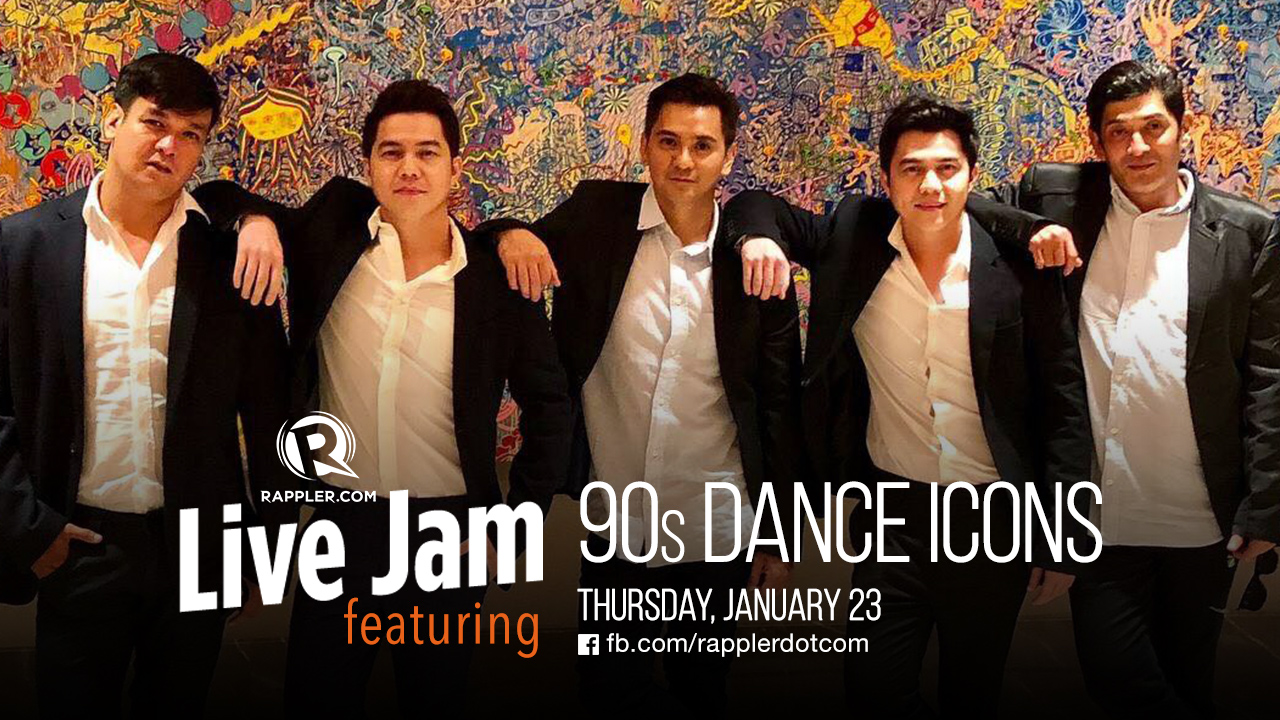 [WATCH] Rappler Live Jam: '90s dance icons