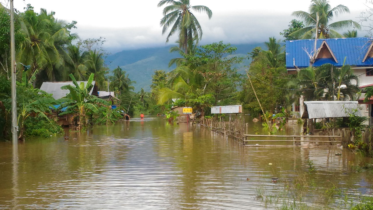 Low pressure area triggers floods in Palawan