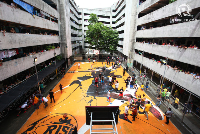 IN PHOTOS: LeBron James visits Taguig tenement