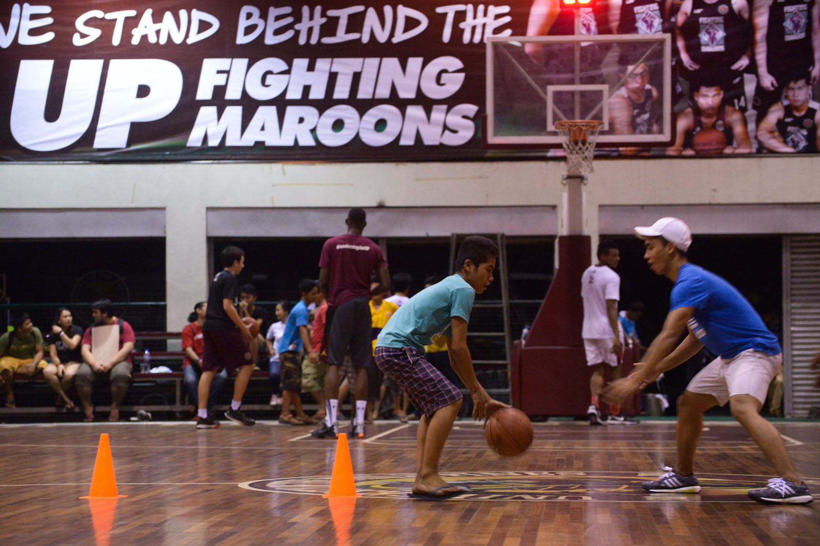 IN PHOTOS: UP Fighting Maroons team up with Lumad in #Manilakbayan game
