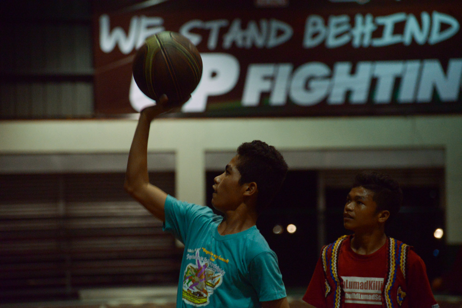IN PHOTOS: UP Fighting Maroons team up with Lumad in #Manilakbayan game
