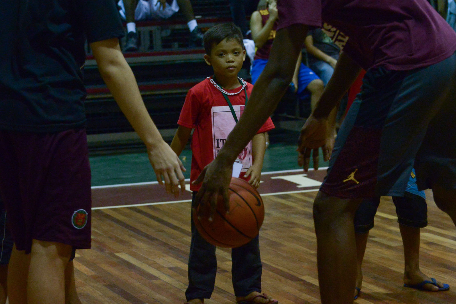 IN PHOTOS: UP Fighting Maroons team up with Lumad in #Manilakbayan game