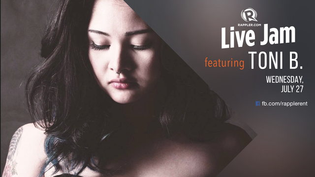 [WATCH] Rappler Live Jam: Toni B
