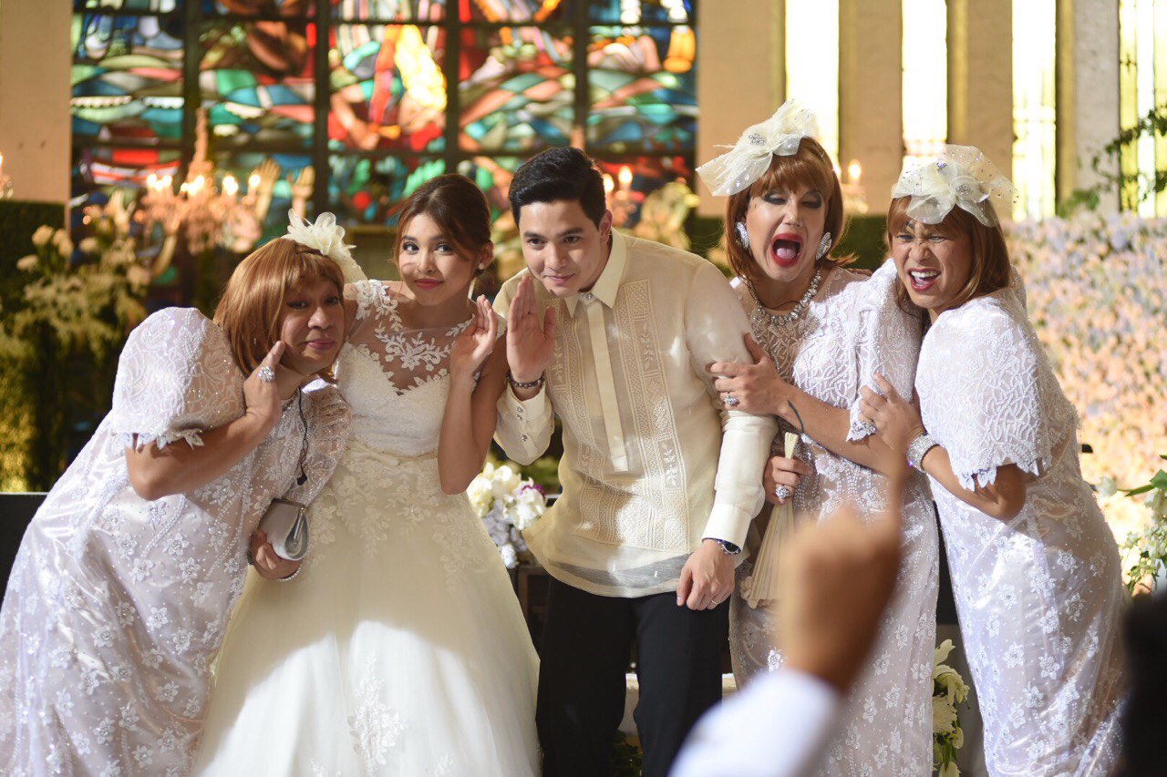 IN PHOTOS: AlDub weds! Yaya Dub and Alden's kalyeserye wedding