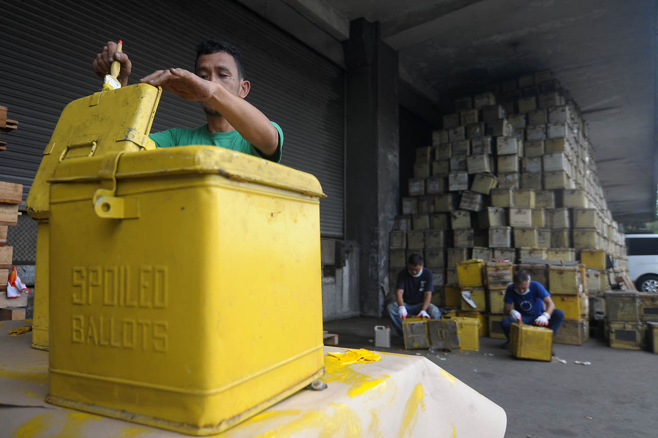 IN PHOTOS: All systems go for barangay, SK elections 2018