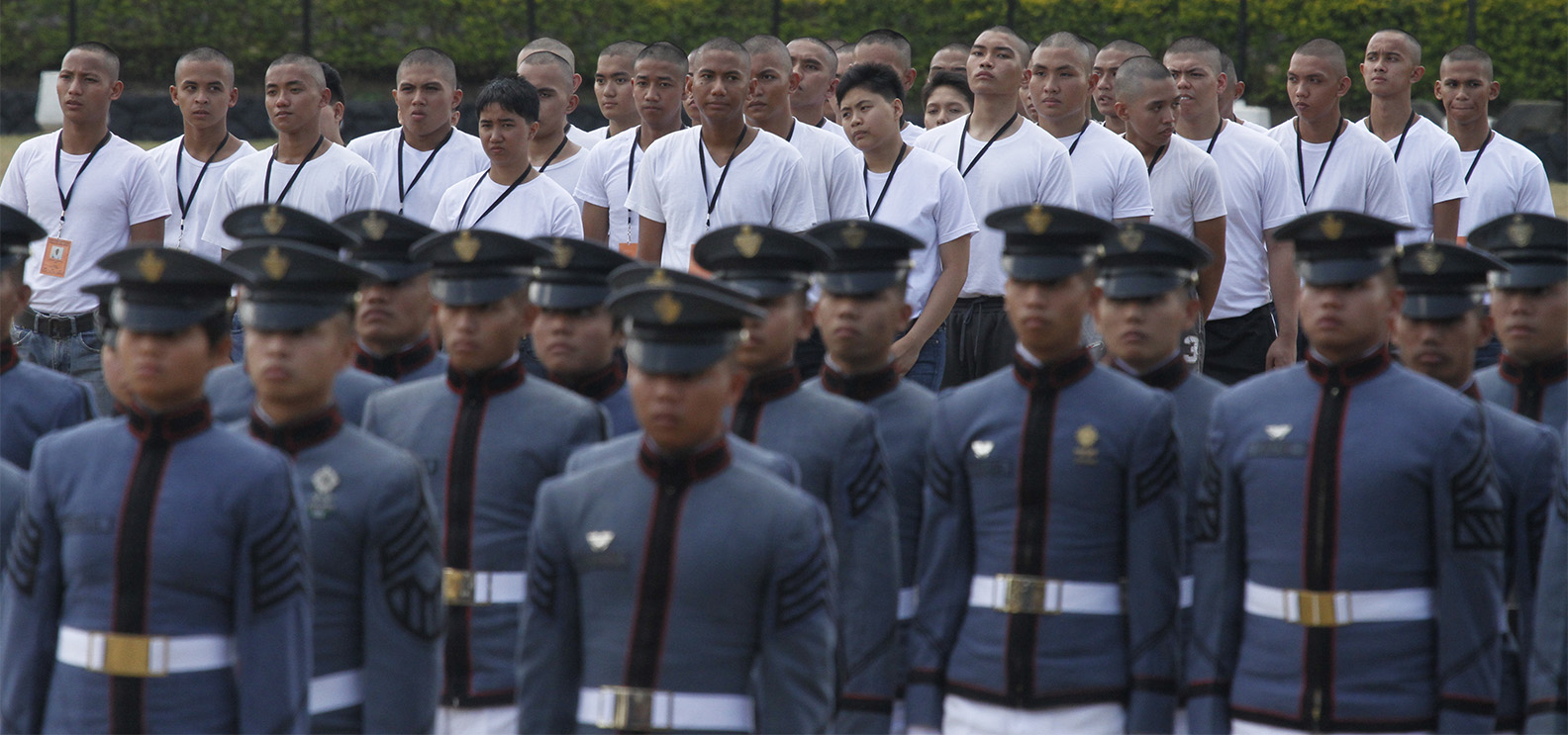 IN PHOTOS: PMA reception rites for 297 incoming cadets